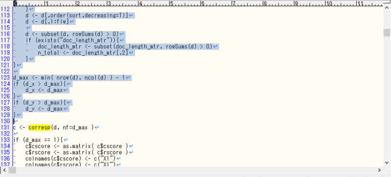 KHcoder 15. 対応分析(第2回) - smalldata