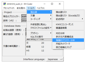 KHcoder 18. 階層的クラスター分析（抽出語） - smalldata